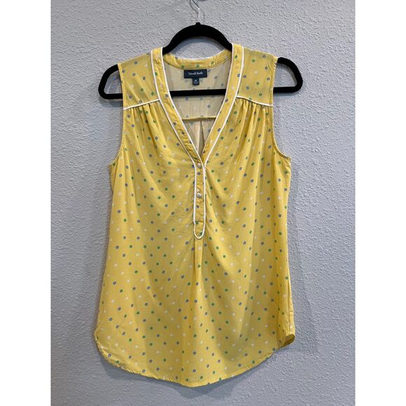 Modcloth | Tops | Modcloth Womens Sleeveless Button Top Yellow ...